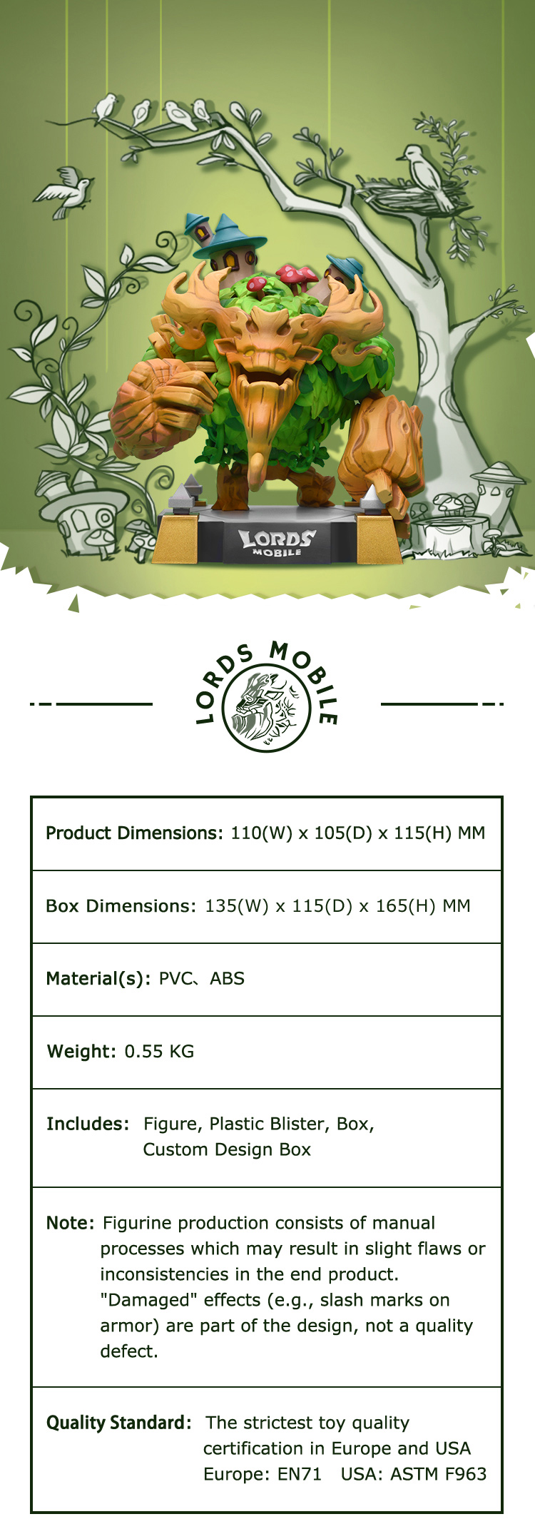 LORDS MOBILE WATCHER FIGURE VICTORY VERSION- IGG Merchandise Store